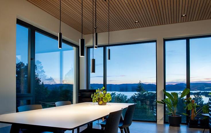 SG Zip Tube Micro 1F skinnependel, 3000K, sort | 320629