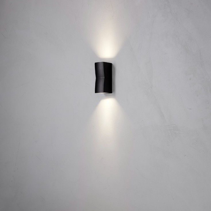 Nielsen Light Ask utelys vegg, sort | 620014