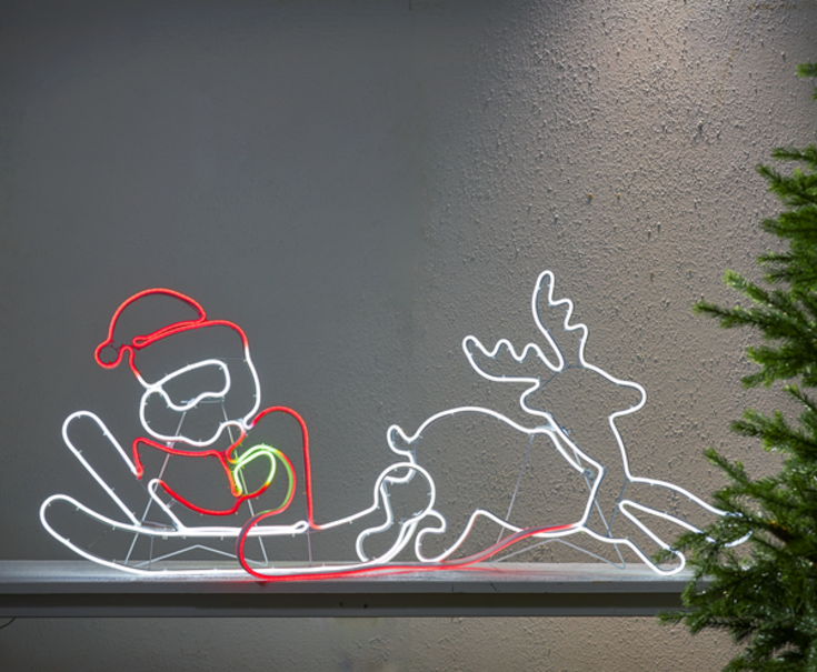 Star Trading julemand i kane med lys | 807-47