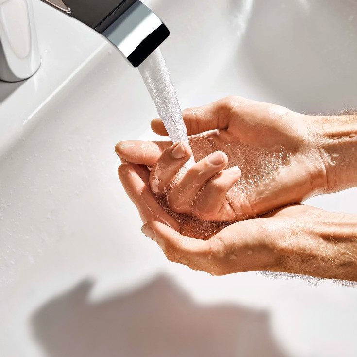 Hansgrohe Vivenis 80 håndvaskarmatur, krom | 75012000