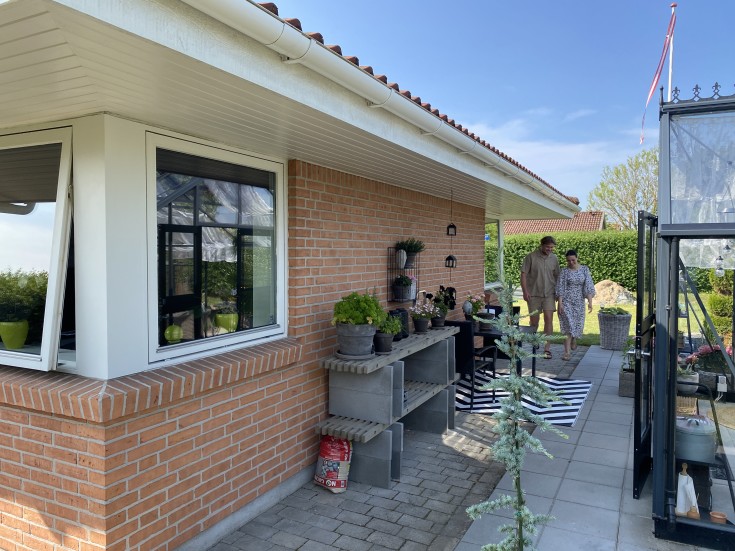 Plastmo tagrende nr. 12 - 6 meter, hvid | 5110302