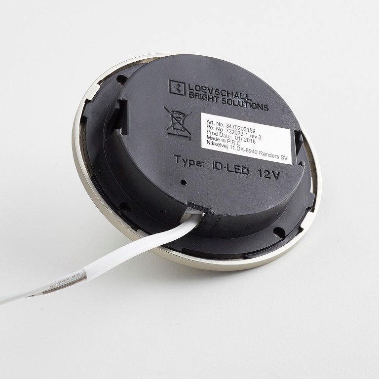 Loveschall ID downlight med sensor, 4-kit, 2,3W LED, stål | 3470202710