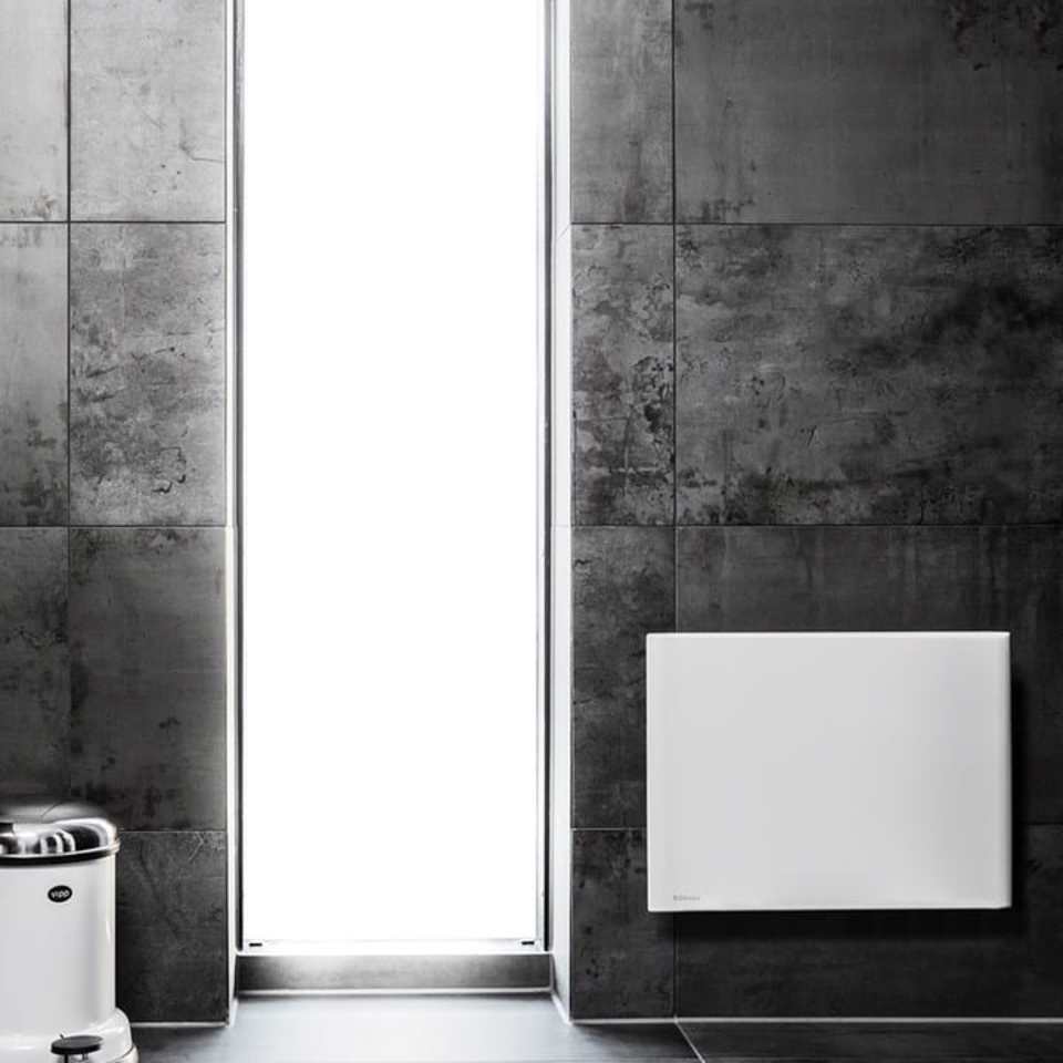 Nobø Top panelovn uten termostat, 250W/230V, hvit, 3 m² | 82440002