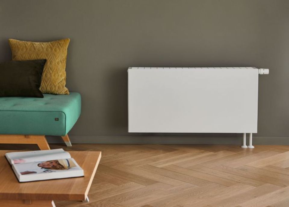 Stelrad Planar dobbeltplade radiator 60x60 cm m/ventil, 9 m² ...
