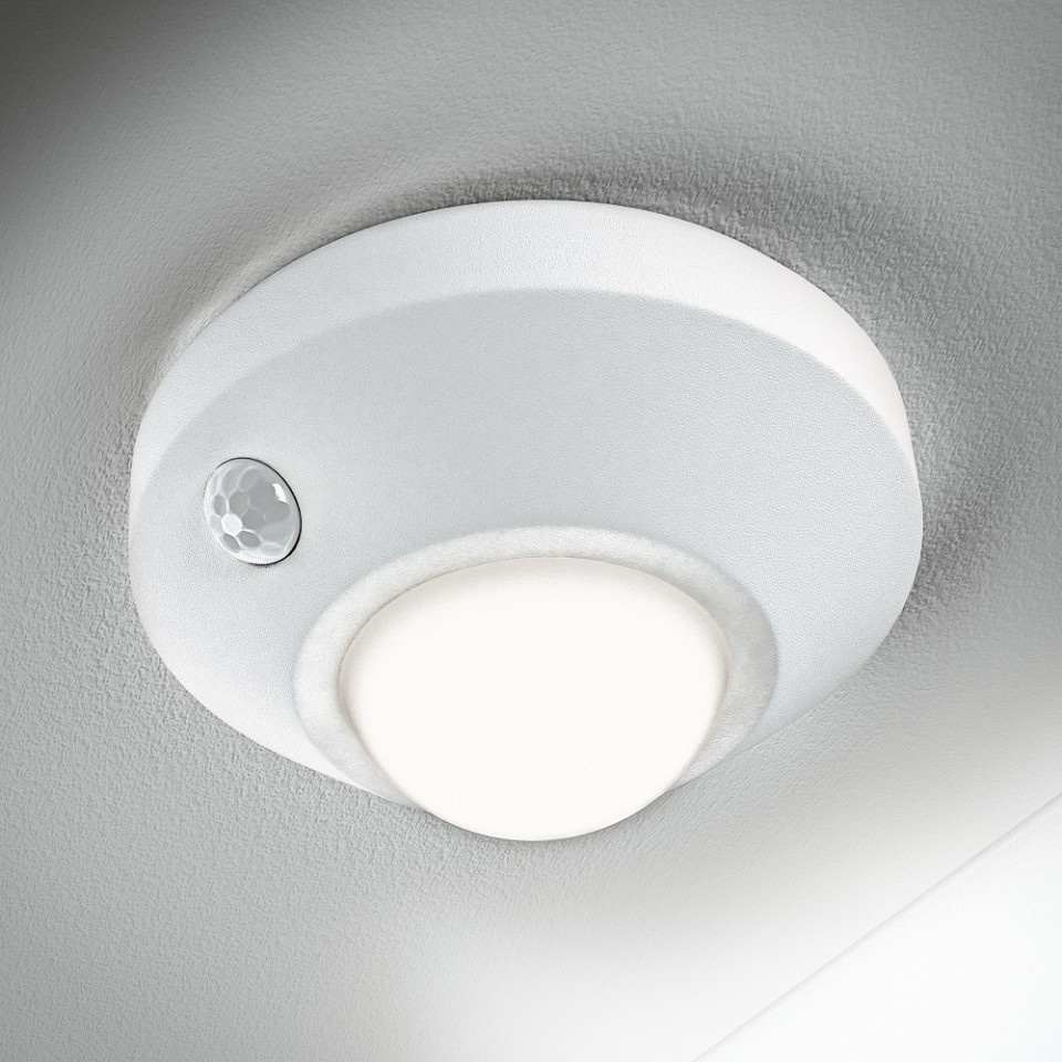 Ledvance Nightlux Ceiling taklampe med sensor, batteri, hvit ...