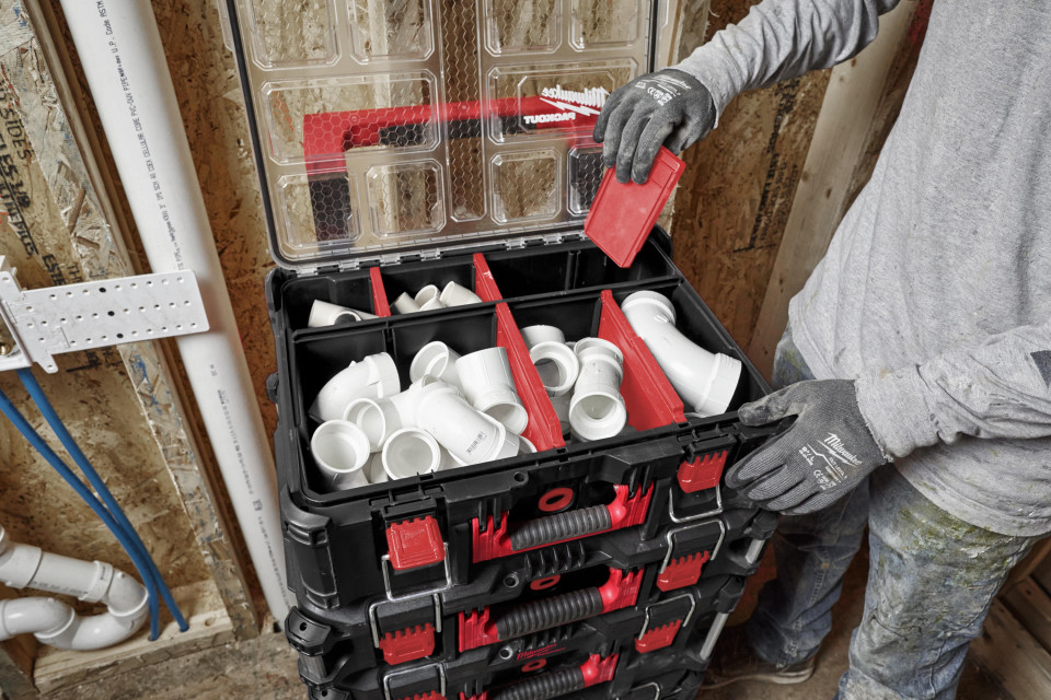 Milwaukee Packout tilbehørskuffert, dyb | 4932478625