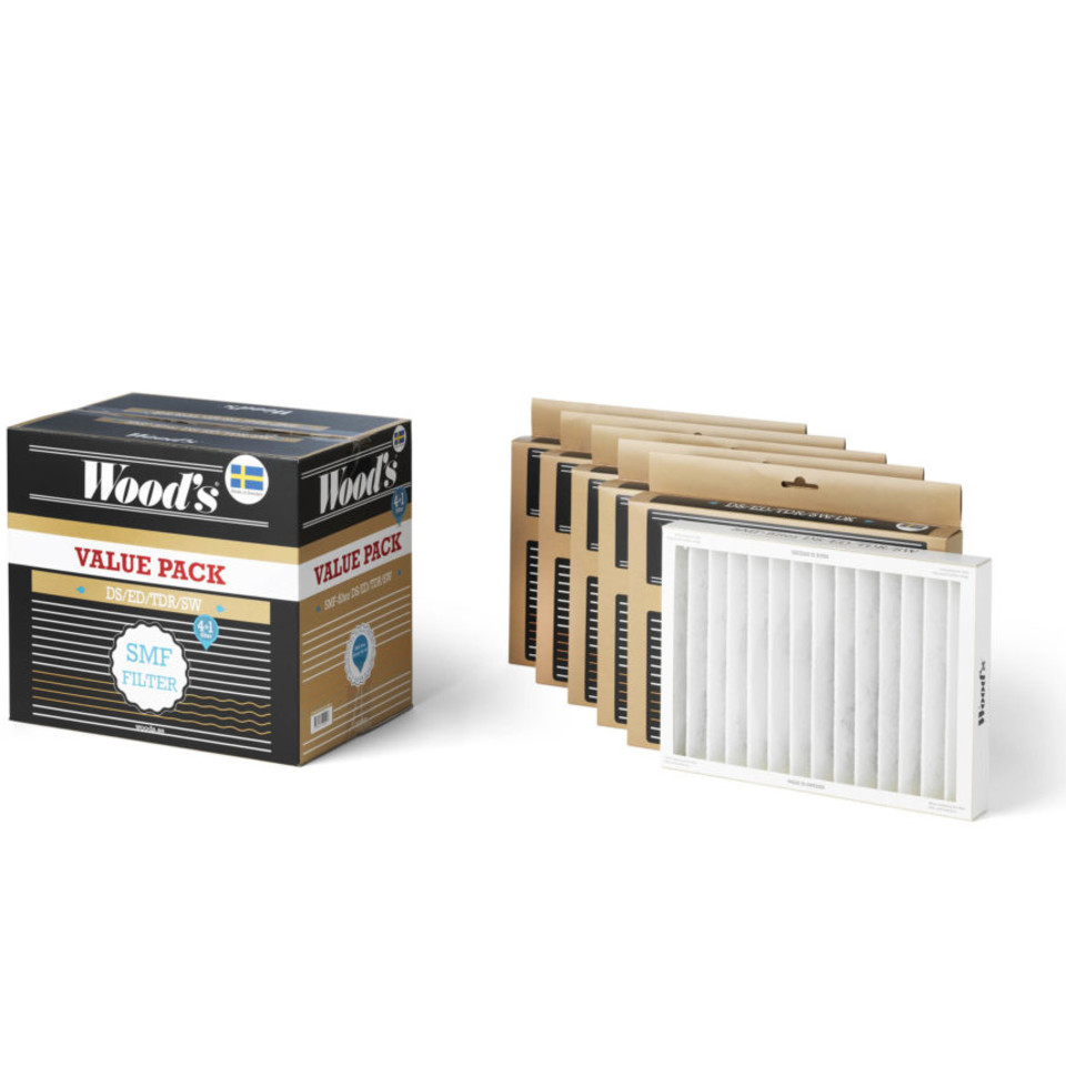 5 stk. SMF Luftfilter til Woods