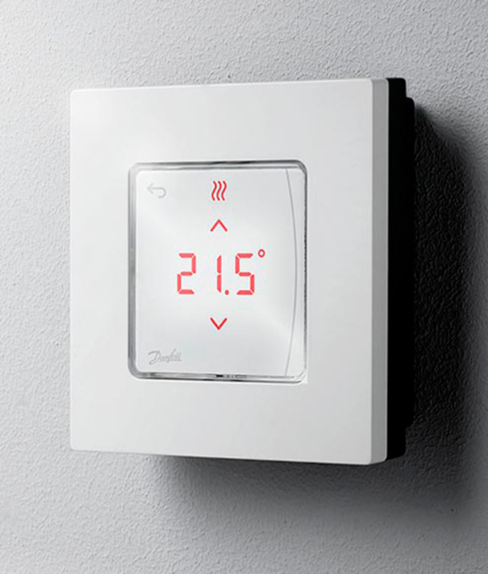 Danfoss Icon trådløs rumtermostat, hvid | 088U1081