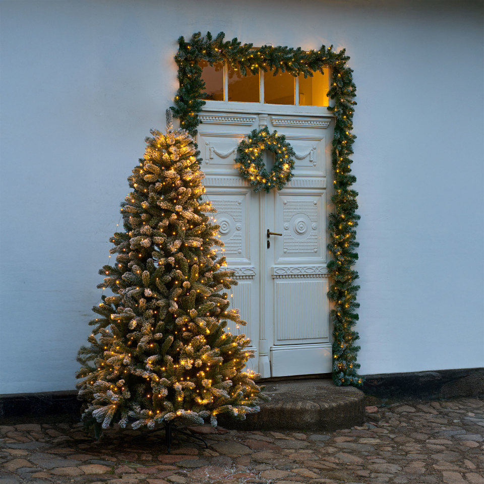 Sirius Anton plastgran med belysning, 210 cm | 51671