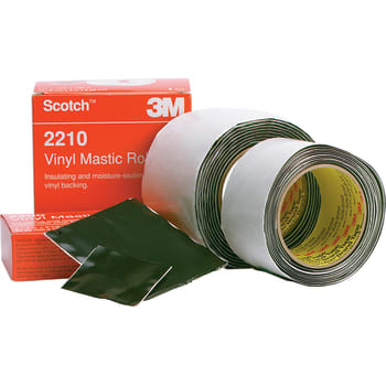 Vinyl/Mastic Tape Scotch 2210 VM 100 mm x 3M Sort