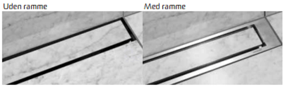 Køb Unidrain HighLine Custom rist, 900 mm 155043900
