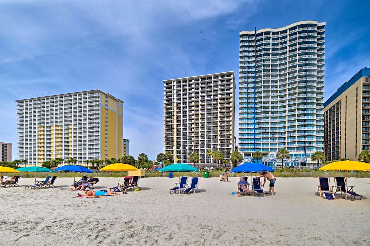 Myrtle Beach Condo: Resort Pool & Lazy River! | Evolve