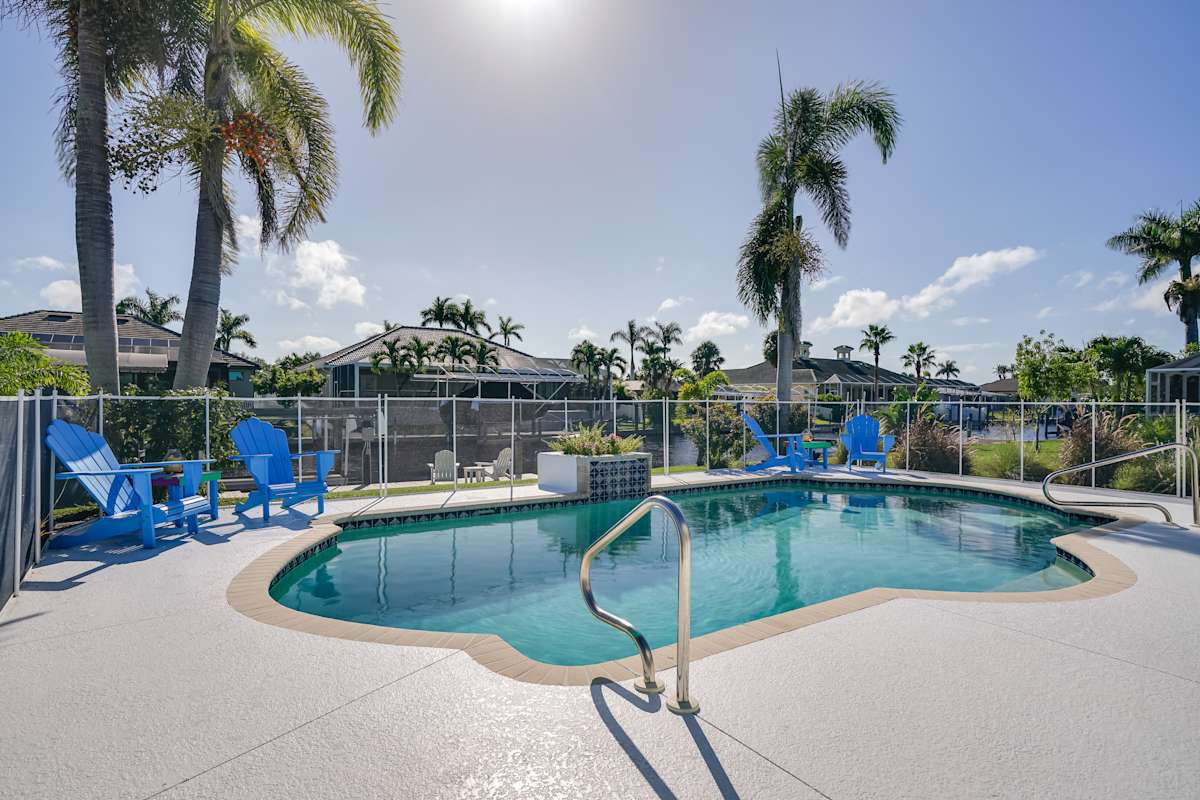Dock, Grill & Pool: Waterfront Cape Coral Home! | Evolve