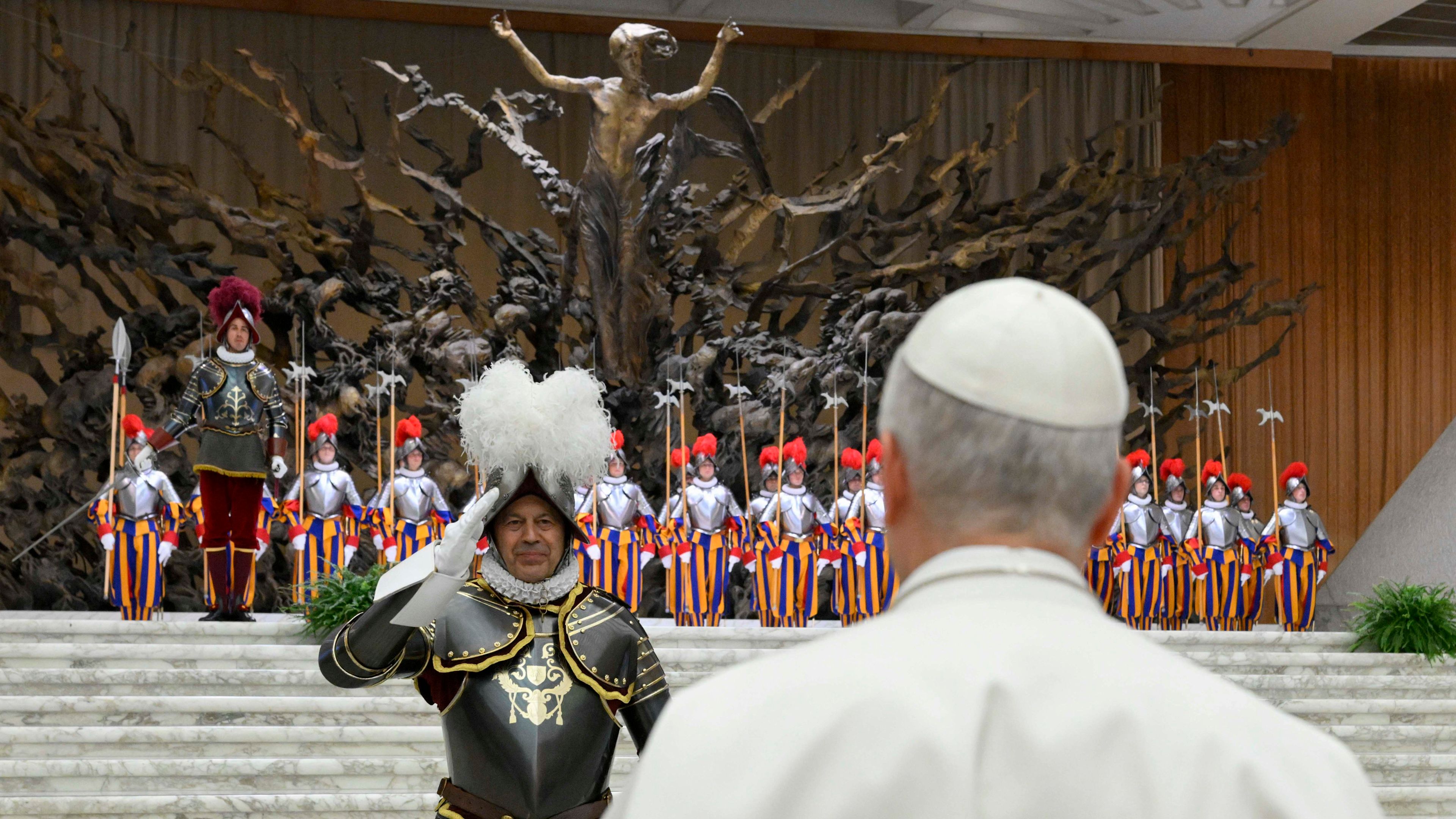 Fidelity, enthusiasm, and faith: Pope Leo welcomes new Swiss guards