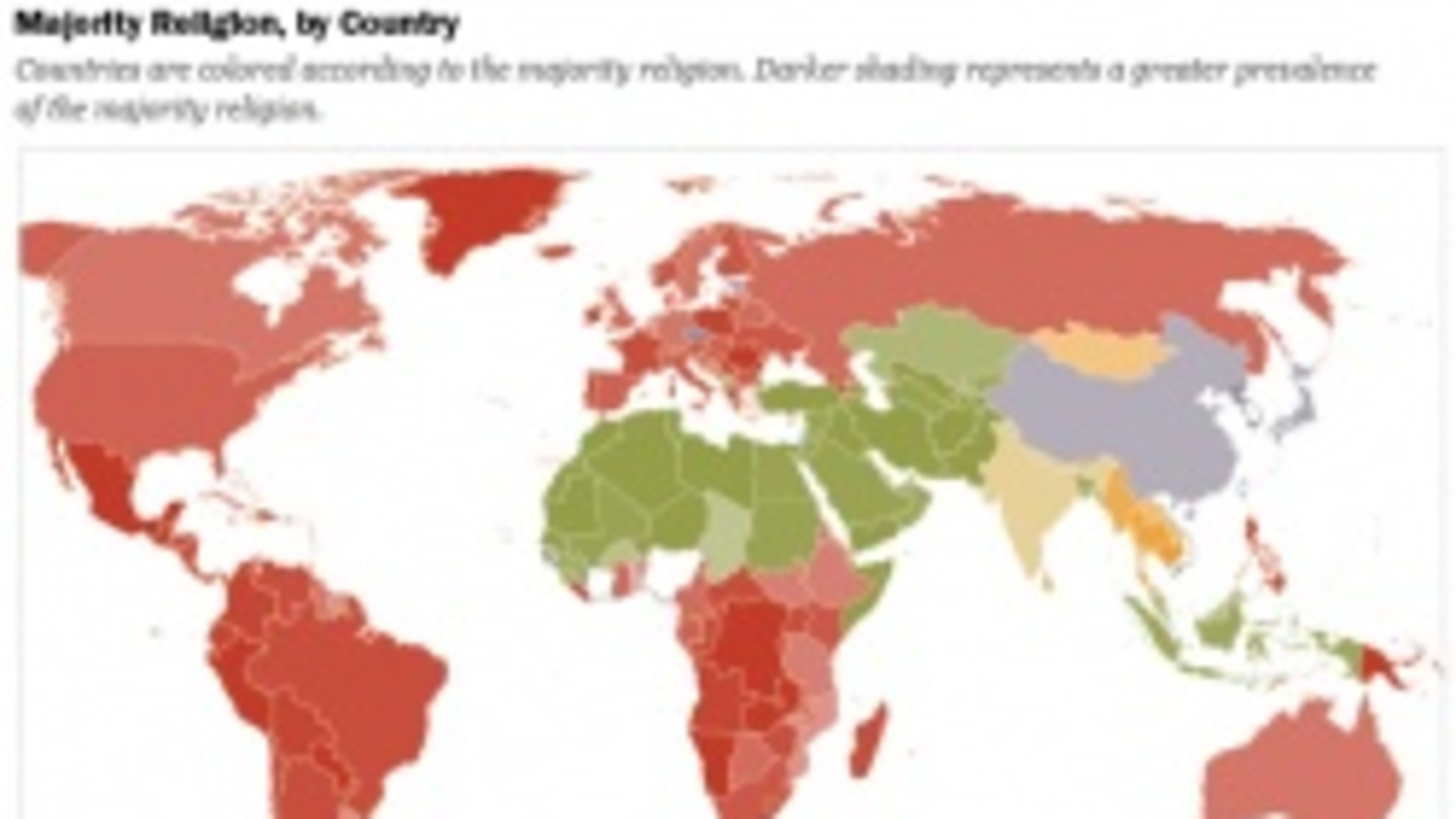 Study finds 84 percent of world has religious affiliation