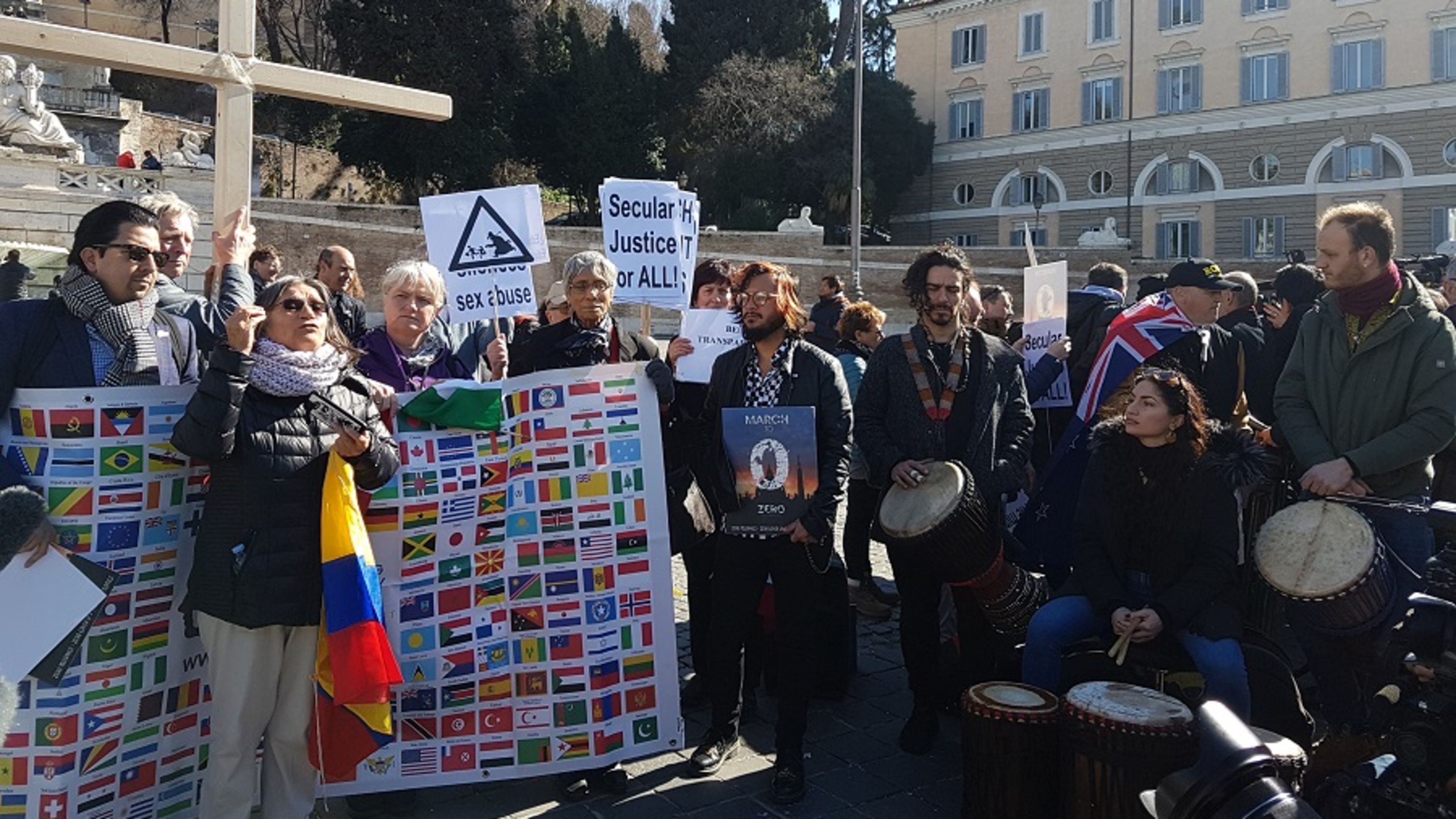 Pennsylvania lawmaker speaks at abuse victim rally in Rome