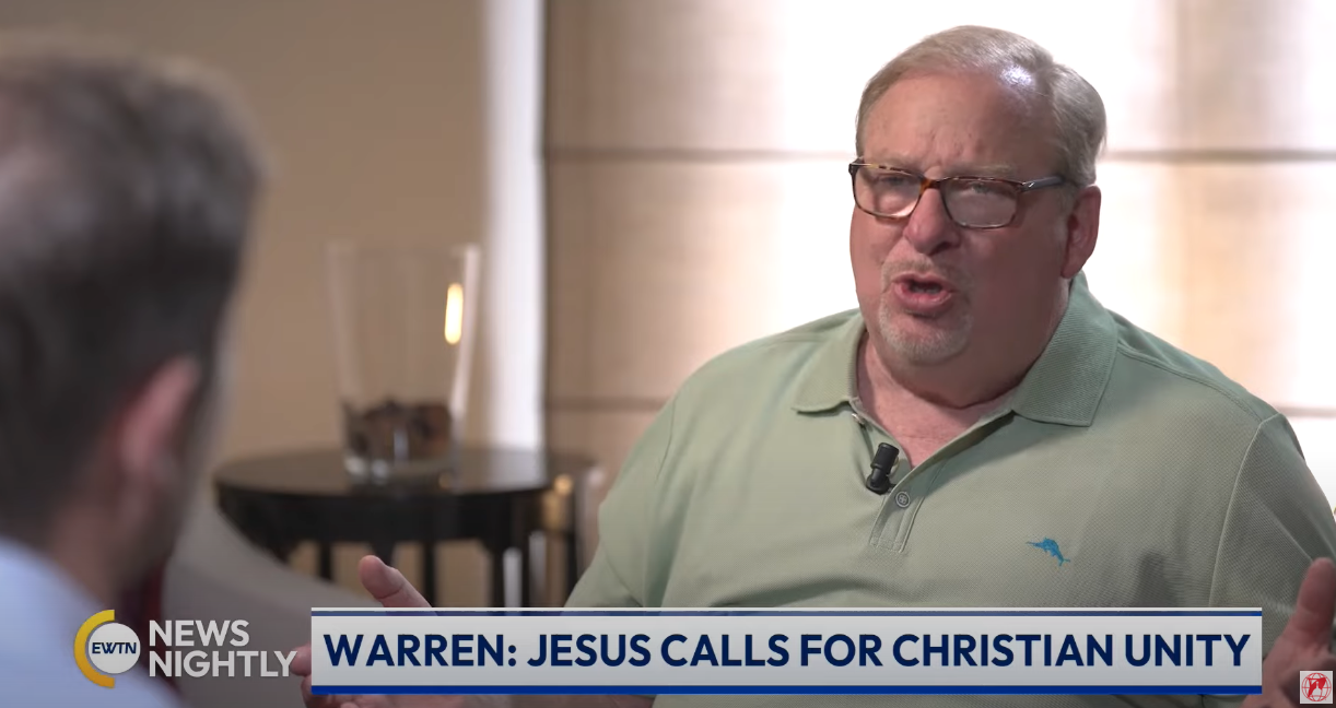 Pastor Rick Warren: Christian unity is ‘still the unanswered prayer of ...