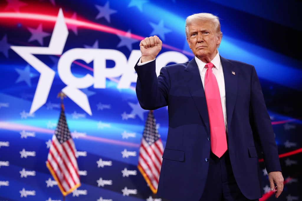 Trump celebrates end to ‘transgender insanity’ with thousands at CPAC