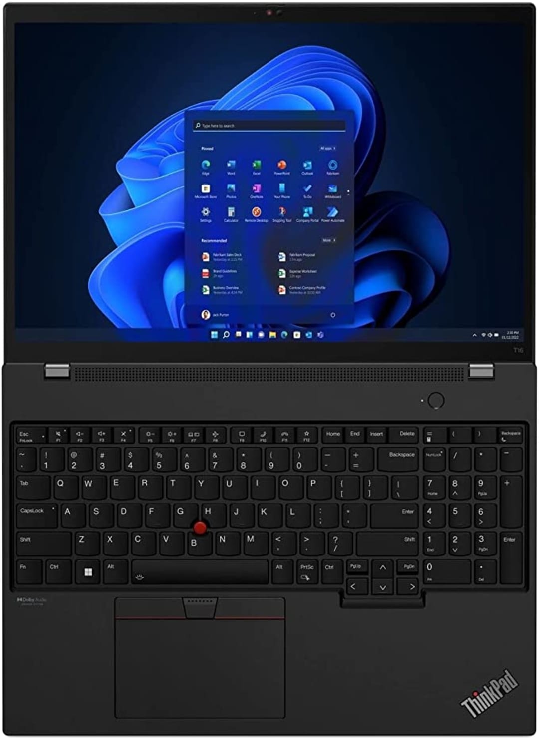 Lenovo ThinkPad T16 Gen 1 Laptop | i7-1260P, 16GB, 512GB SSD, 16" WUXGA ...