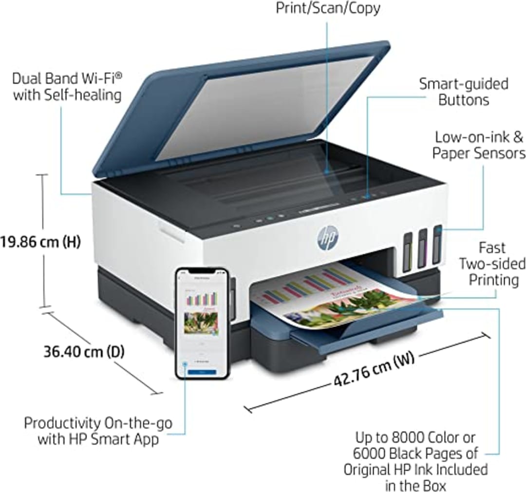 HP Smart Tank 725 All-in-One | Print, Scan and Copy | ExcelDisc