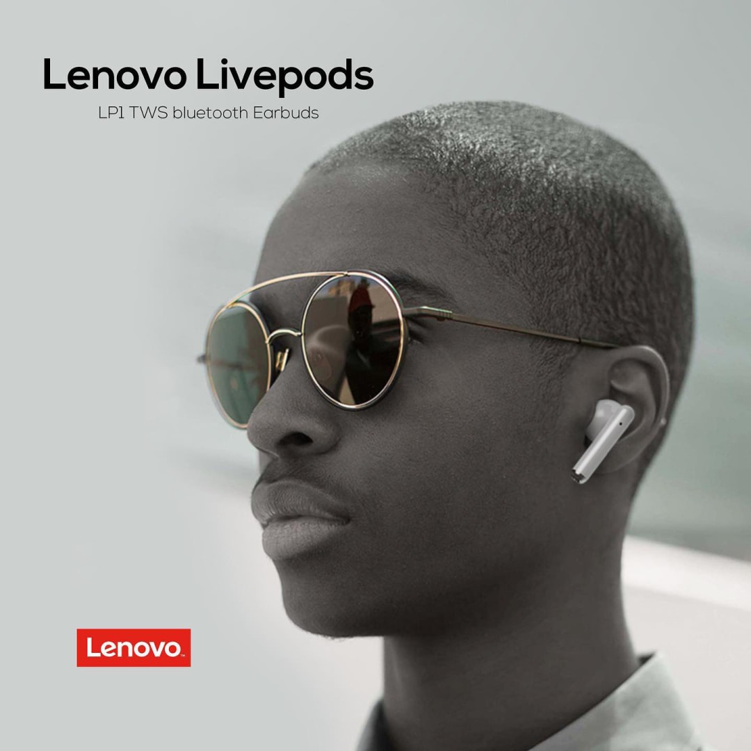 LENOVO LIVEPODS Waterproof Headset Wireless, Bluetooth 5.0 Earbuds ...