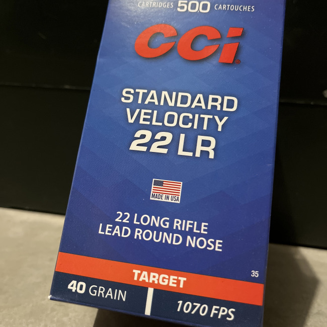 Expert review of CCI Ammunition 22 LR STANDARD VELOCITY 40GR LRN ...