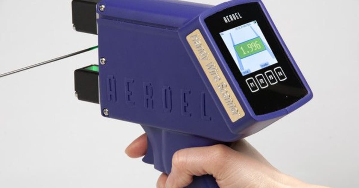 Micromètre optique portable pour la mesure des fils et des câbles ...