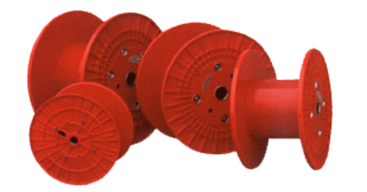 Plastic and steel composite reels | expometals