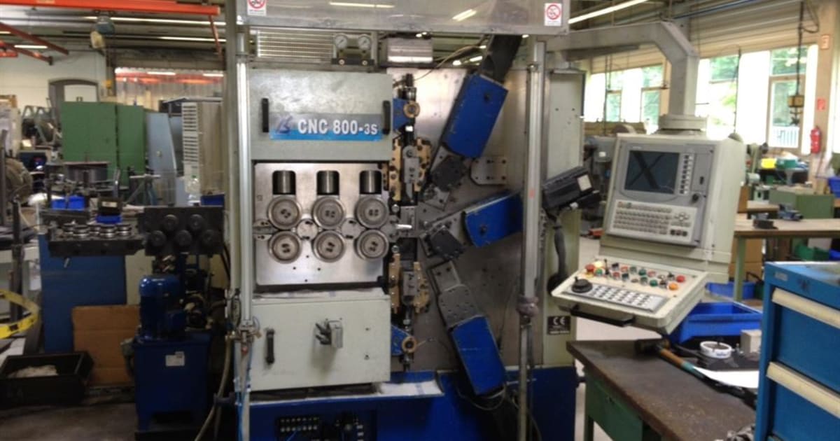 Bobbio spring making machine on sale | expometals
