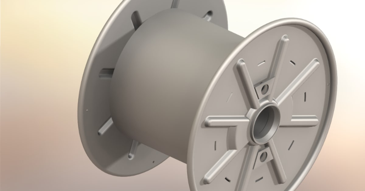 Single wall rimmed flange reel for wires, strips and cables - BST ...