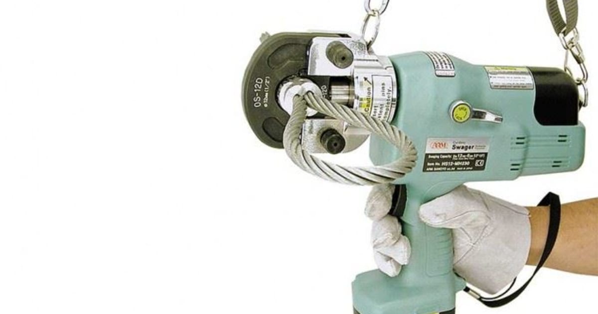 ARM swager for rigging wire ropes | expometals