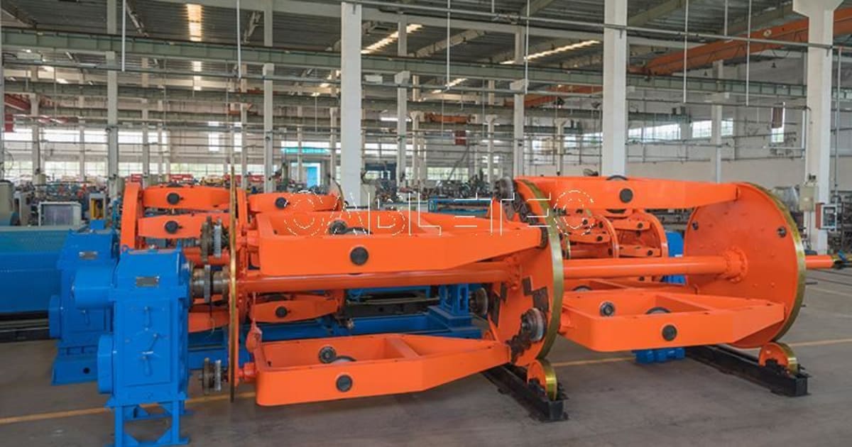 Laying up machine for power and control cables | expometals