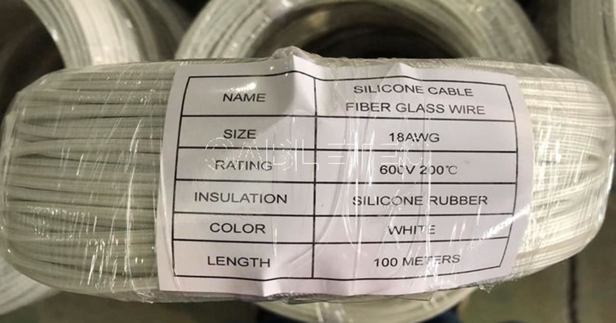 Silicone cable fiber glass wire | expometals