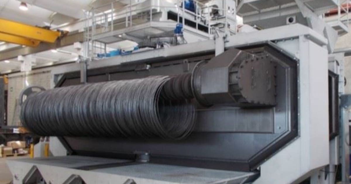 A solution for wire and wire rod shot blasting: the video | expometals