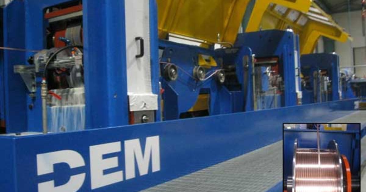 DEM Rolling Technology: linea produzione piattina di rame ad alta ...