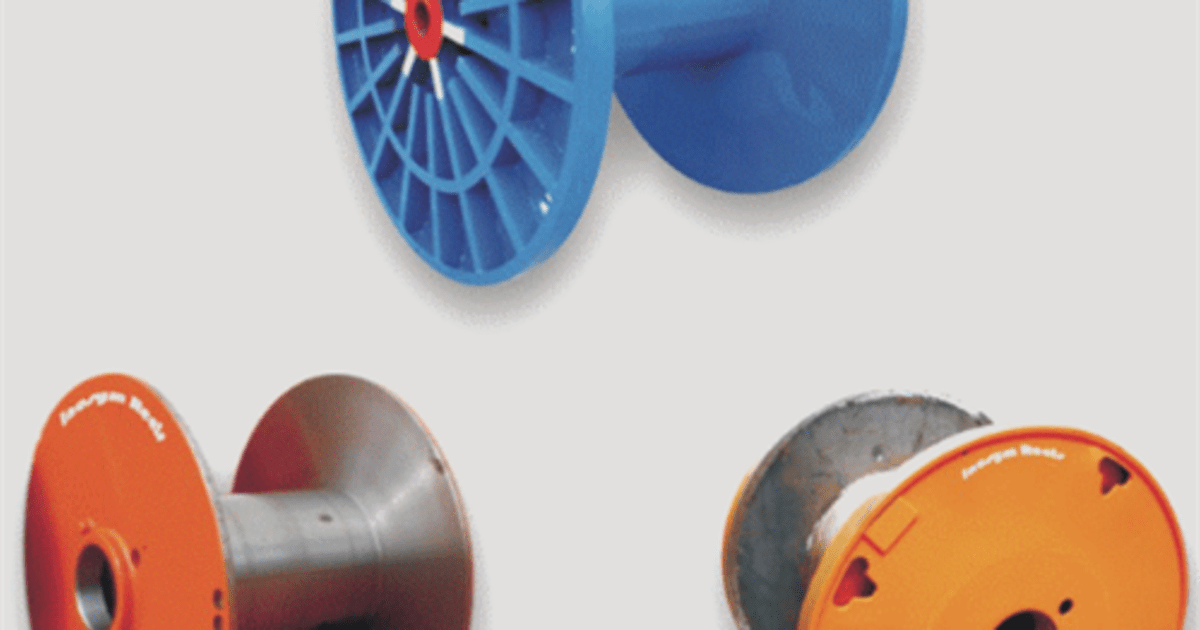 Enhanced metal flange process reels for cable, wire and rope | expometals