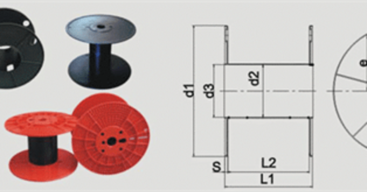 Unitary structure delivery plastic spools for wire and cable | expometals