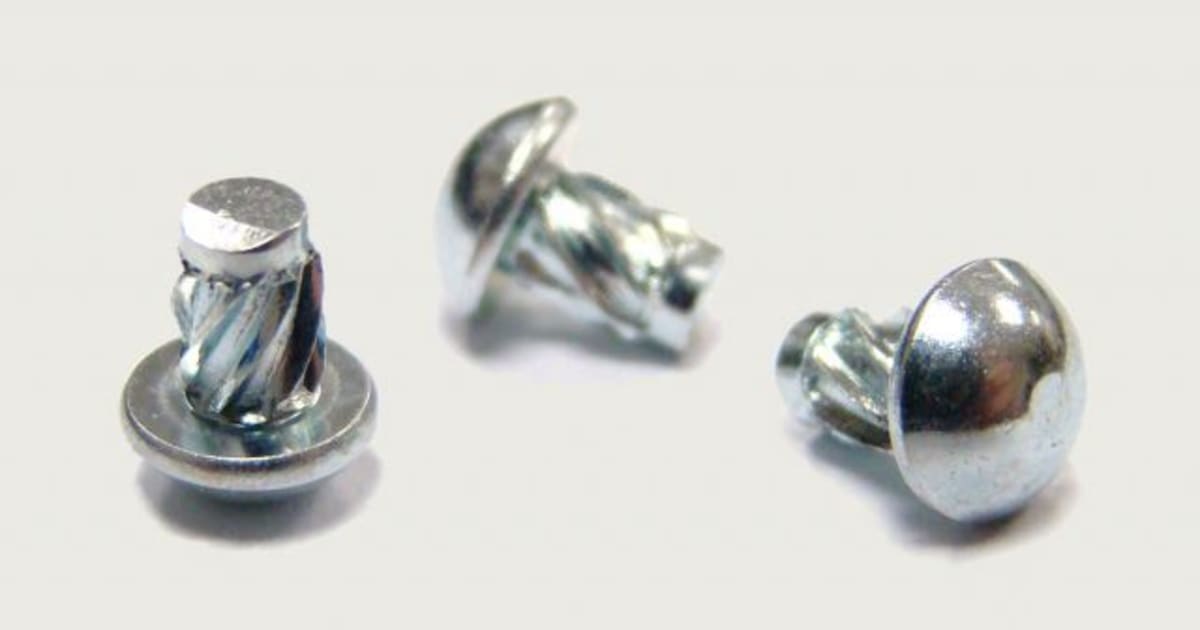 Round head self-tapping rivets with dog point | expometals