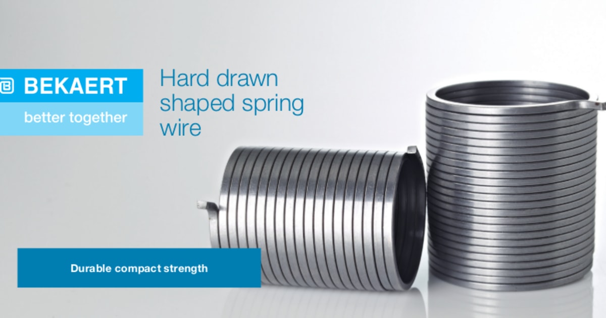 Hard drawn shaped spring wire | expometals