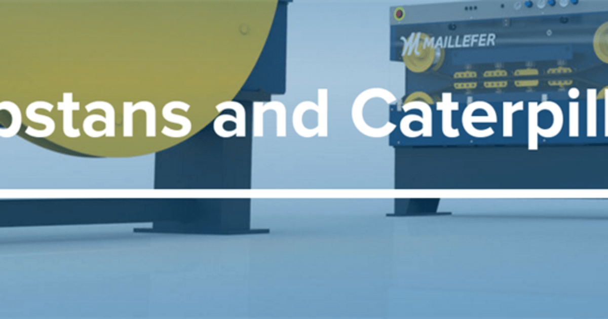 Capstans and caterpillars for wire and cable production lines | expometals