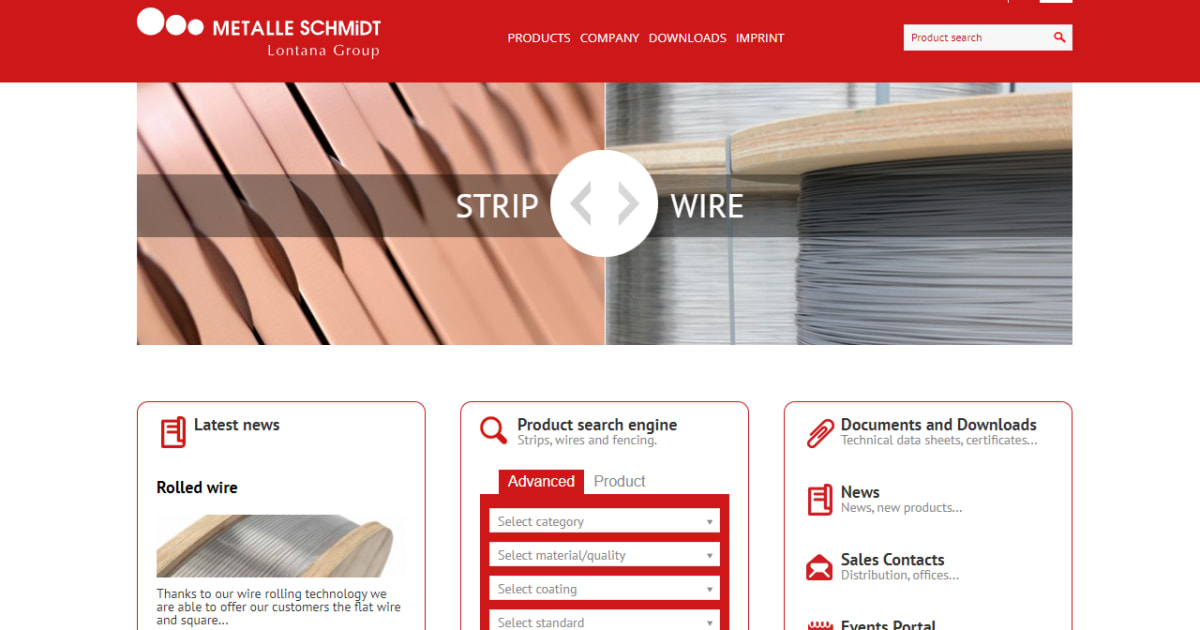 METALLE SCHMIDT GmbH en Ratingen (Düsseldorf) - Alemania | expometals