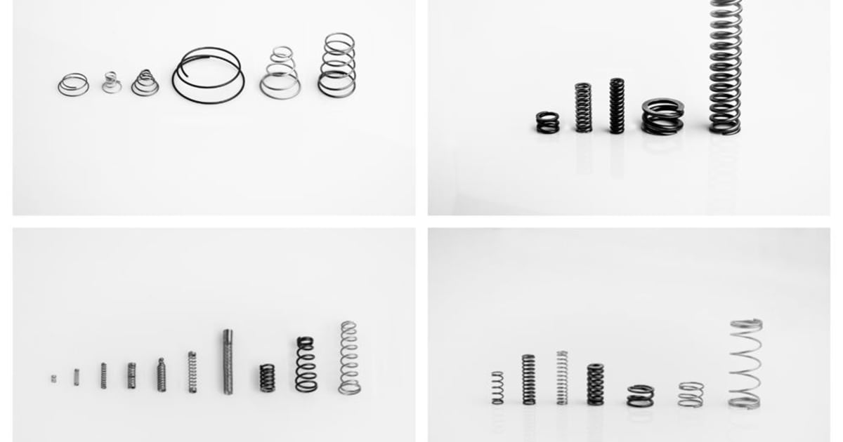 Cylindrical, conical and biconical steel compression springs | expometals