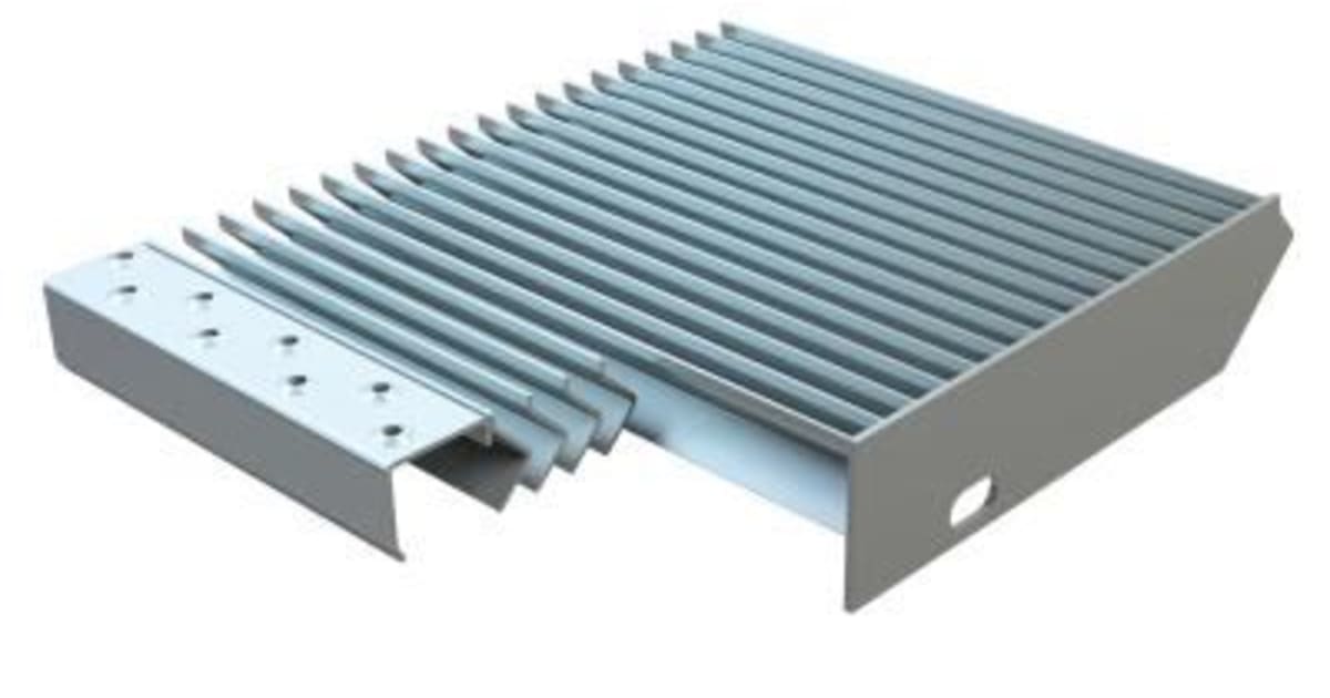 Galvanized steel grating steps | expometals