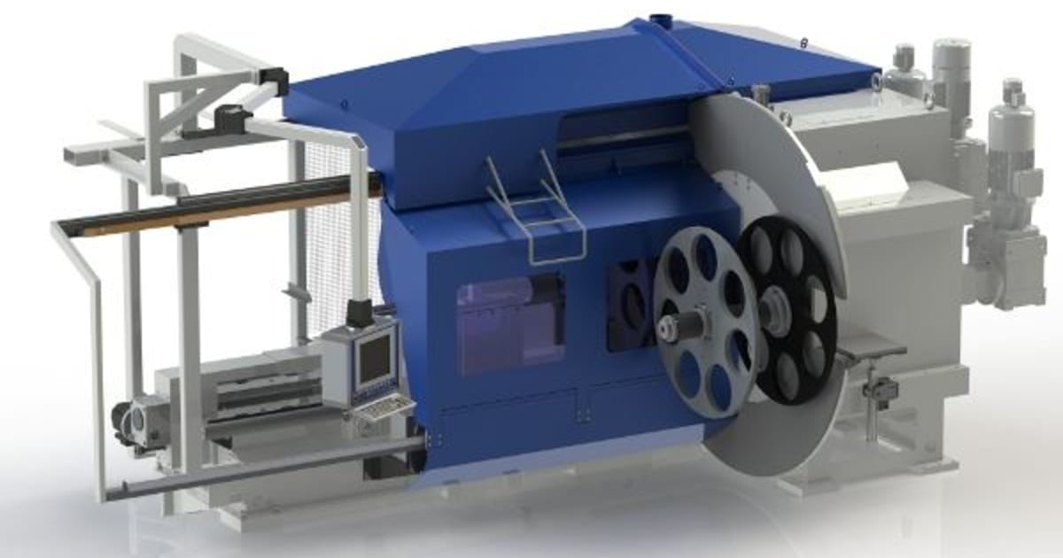 Horizontal two spindle grinding machine with water cooling for ...