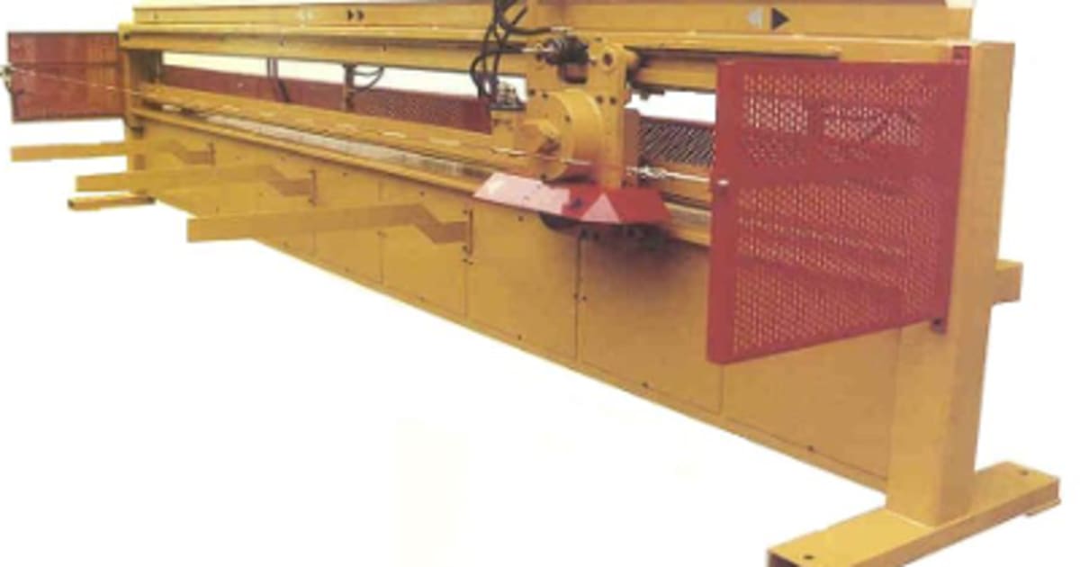 Mesh cutting machine for electrowelded wire mesh | expometals