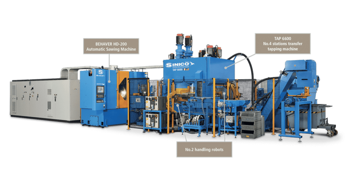 6-unit fully automatic transfer machine - TAP 6600 | expometals