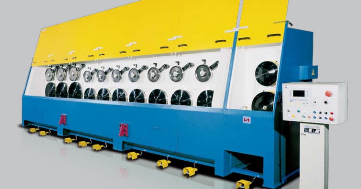 Máquina desbastadora compacta, mono o bifilar para alambres de cobre y ...