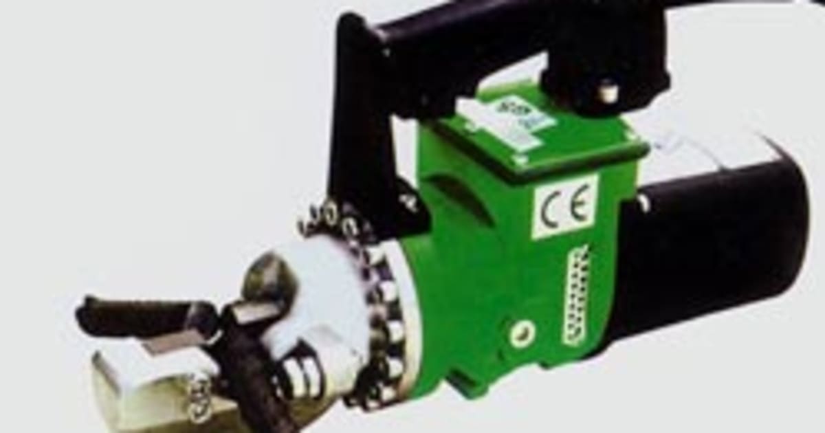 Elektro-hydraulische Schere für Rundstahl bis zu 22 mm Durchmesser ...