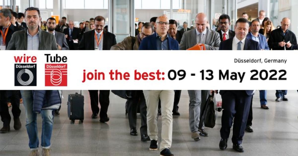 The next edition of wire & Tube will take place in May: here is when ...