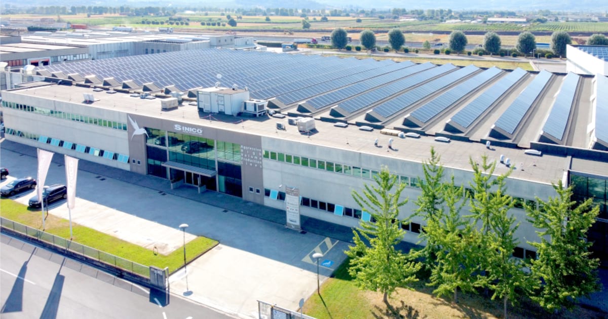Sinico's sustainable photovoltaic system | expometals